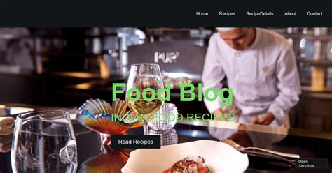 Menu Codesandbox