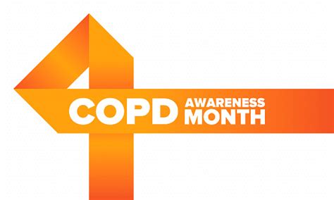 11 월 Copd 인식의 달 만성 폐쇄성 폐 질환 미국에서 매년 축하 의료 및 인식 디자인 포스터 카드 배너 및 배경 벡터 11