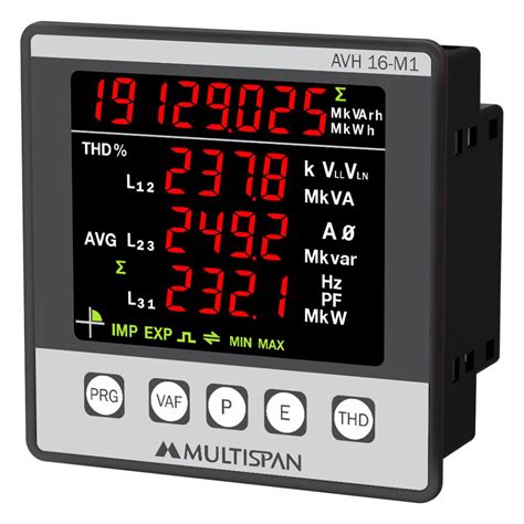 Power And Energy Meter Multispan