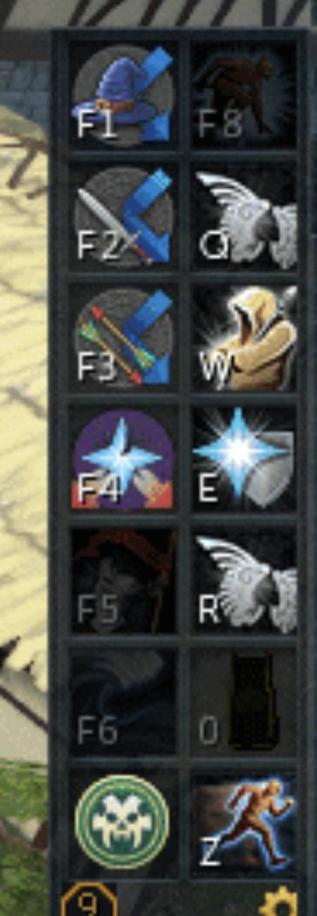 Tool Bar R Runescape