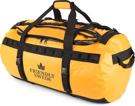 The Friendly Swede Duffel Bag With Backpack Straps For Gym Travels And