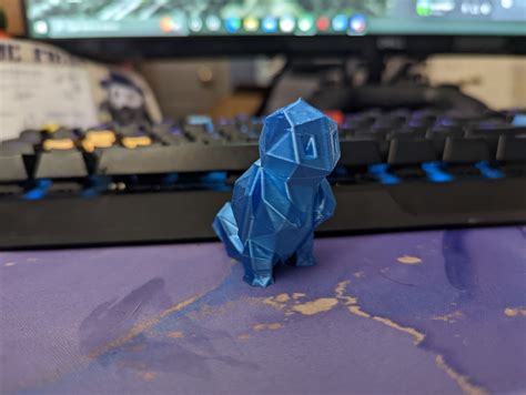 Impresión 3d Low Poly Squirtle • Hecho Con Una Impresora 3d Flashforge