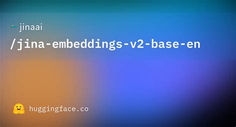 Jinaai Jina Embeddings V Base En Hugging Face