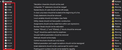 Can I Configure The Used Ruleset For Sonarlint Stack Overflow