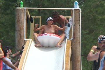 Naked Cuties Strip On Waterslide From Dream Girls Special Assignment