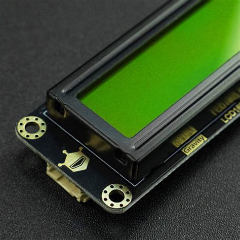 Gravity I2c Lcd1602 Arduino Lcd Display Module Green The Pi Hut