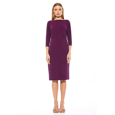 Womens Alexia Admor Paris Long Sleeve Dolman Sheath Dress