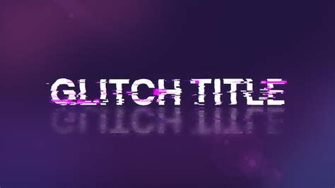 Premium Photo 3d Rendering Glitch Title Text With Screen Effects Of