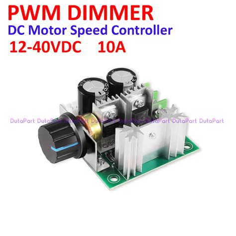 Jual Pwm Dc 12 40v 10a Dimmer Motor Speed Controller 12 40vdc Lampu Led