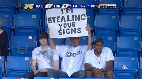 Here We Go Again With The Blue Jays Stealing Signs Thing R