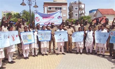 போதை பொருள் தடுப்பு விழிப்புணர்வு பேரணி Drug Prevention Awareness Rally