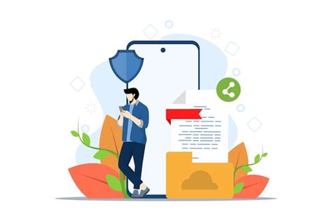 Vektor über das teilen von dateien oder übertragung von daten