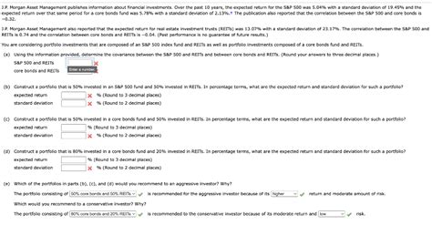 Solved REITs Is And The Correlation Between Core Chegg Com
