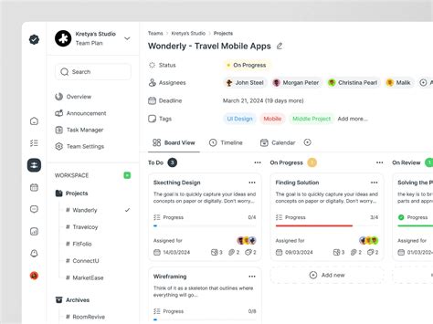 Workwise Productivity Dashboard In 2025 App Design Layout Dashboard Design Web App Design