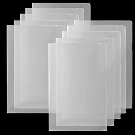 12 Packs Legal Size Clear Project Pocket Sleeves 9”x14 5”l