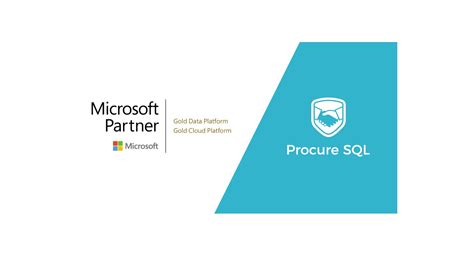 Its Official Were A Microsoft Gold Partner Procure Sql