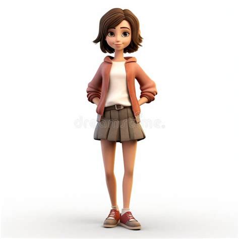 Girl Pose Set Cartoon Stock Illustrations 20621 Girl Pose Set