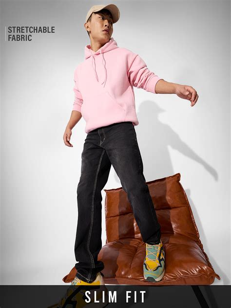 Buy Denim Dark Grey Slim Fit Men Jeans Online At The Souled Store