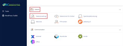 How Do I Use The File Manager ORC Web Hosting