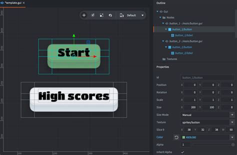 GUI Templates Manual