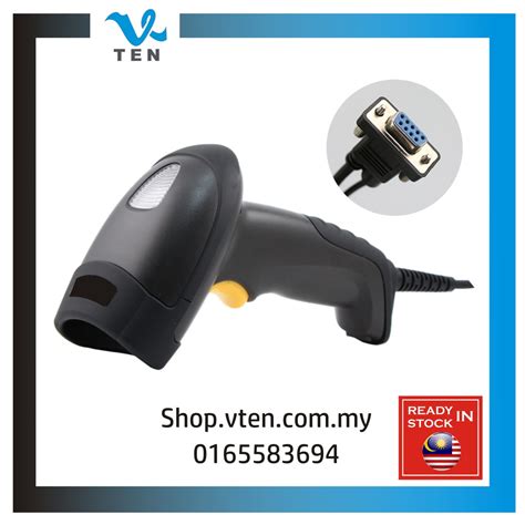 Barcode Scanner Laser Rs232 Serial Port Cash Register Super Storage