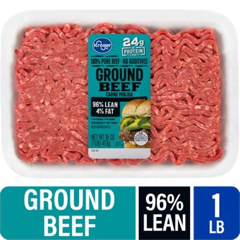 Kroger® 964 Ground Beef Tray 1 Lb 1 Lb Dillons Food Stores