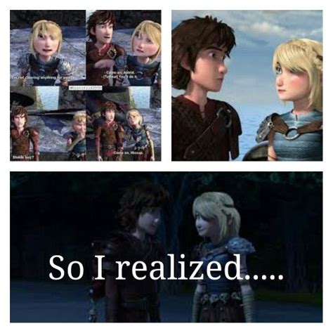Hiccup And Astrid Are Secretly Dating The Little Things They Say To Each Other The Way They