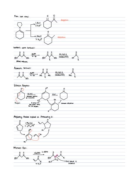Orgo Lecture 3 31 Klausen Sp23 41 Mm Gyp O Malonicestersynthesis O