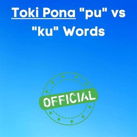 Complete Toki Pona Word Listdictionary Language Hobo