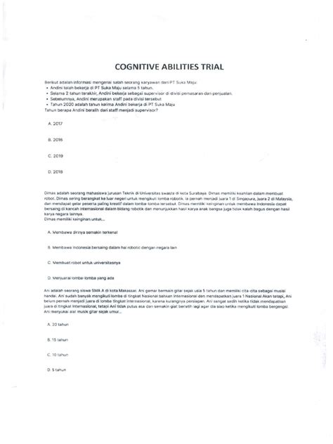 Contoh Soal Test Sdp Talentics Pdf