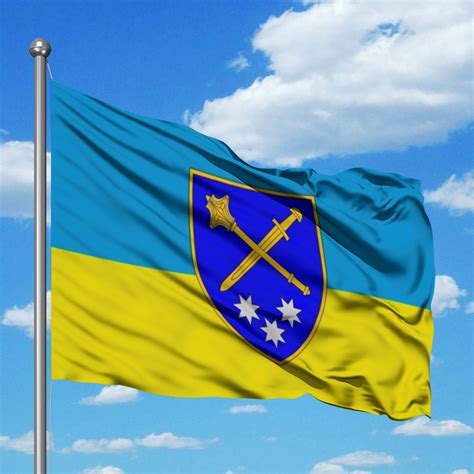 Прапор ОК Схід жовто блакитний