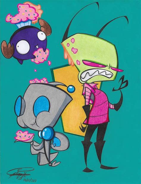 Invader Zim Take A Cake Zim By Pzliu On Deviantart Invader Zim