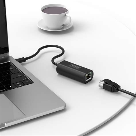 Adaptor Placa Retea Usb C Fideco Type C Usb 3 0 5gbps Placa De Retea Externa Gigabit