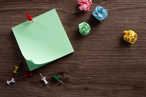 Premium Photo Blank Notepad On Wooden Background