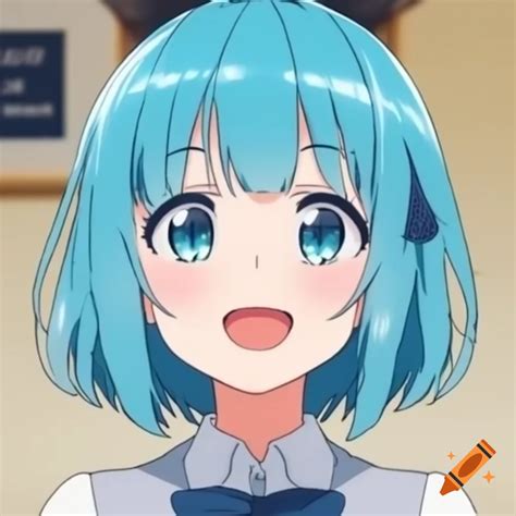 Anime Girl With Green Hair And Headphones On Craiyon