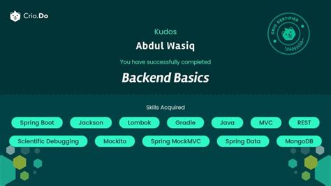 Abdul Wasiq On Linkedin Learnbydoing Learnbydoing Criodo Softwaredevelopment Upskill
