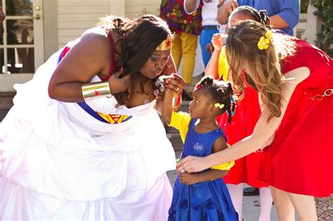 This Superman Wonder Woman Wedding Is Super Great Pics Pleated Jeans