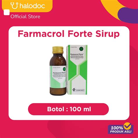 Jual Farmacrol Forte Sirup Ml Shopee Indonesia
