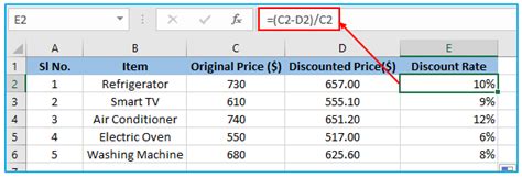 How To Calculate Discounted Price In Excel