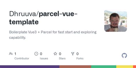 github dhruuva parcel vue template boilerplate vue3 parcel for