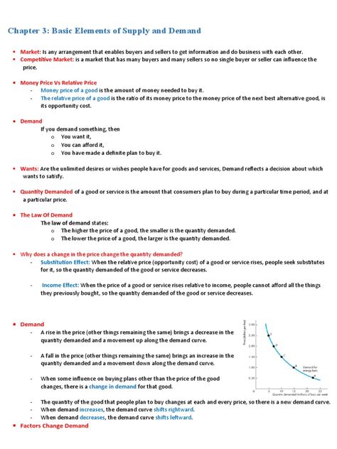 Summary Pdf Elasticity Economics Demand