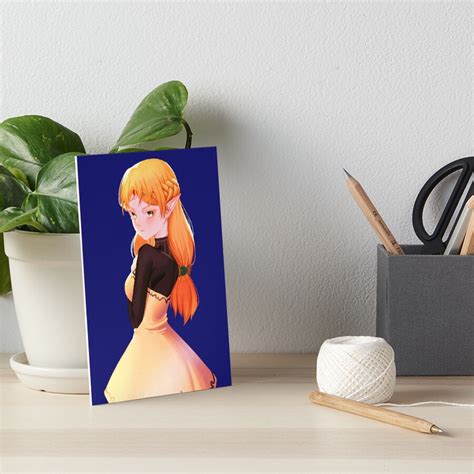 Sexy Tsundere Elf Art Board Print For Sale By Guheheotaku Redbubble