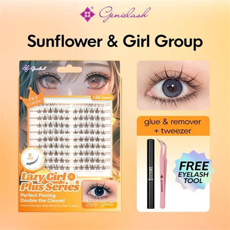 สินค ้ าขายดี Genielash Easy Diy Clusters Lash Kit พร ้ อมกาวและ