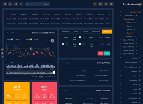 Crafting An Investment Webapps With Bitcoin Dashboard Template For