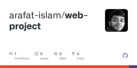 GitHub Arafat Islam Web Project