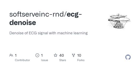 Github Softserveinc Rnd Ecg Denoise Denoise Of Ecg Signal With Machine Learning