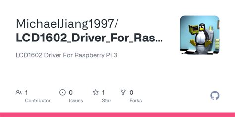 GitHub MichaelJiang1997 LCD1602 Driver For Raspberry Pi CPP LCD1602 Driver For Raspberry Pi 3