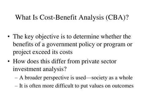 Ppt Cost Benefit Analysis Cba Illustrated By The California Gain Random Assignment