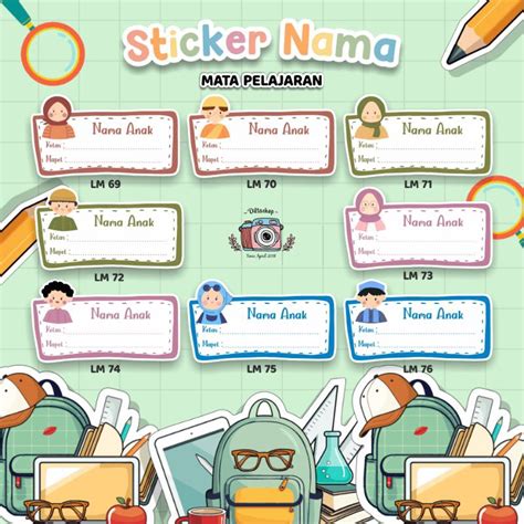 Mata Subject Stickerlabel Stickername Stickercustom Stickermapel