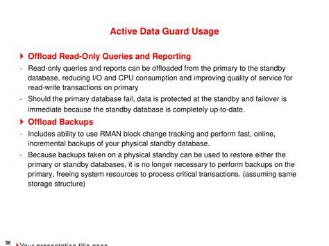 Oracle 11g Snapshot Standby And Active Data Guard Ppt Download